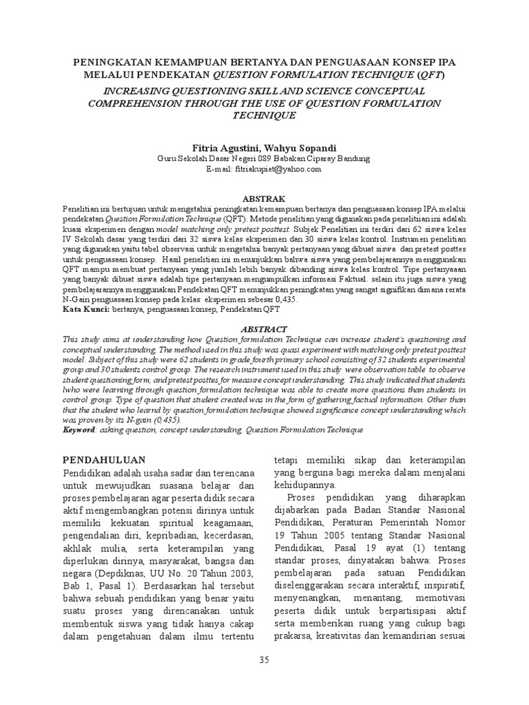 Pendekatan QFT | PDF | Karier & Perkembangan