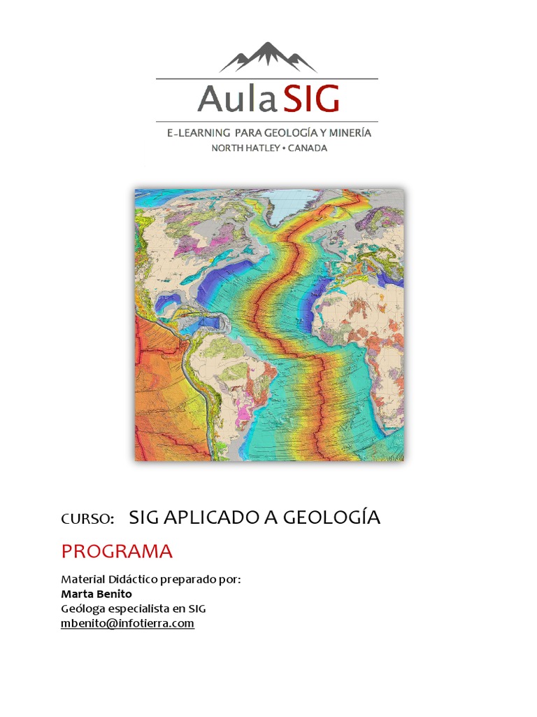 Geo001-Sig Aplicado Geologia Programa | PDF | Sistema de información ...