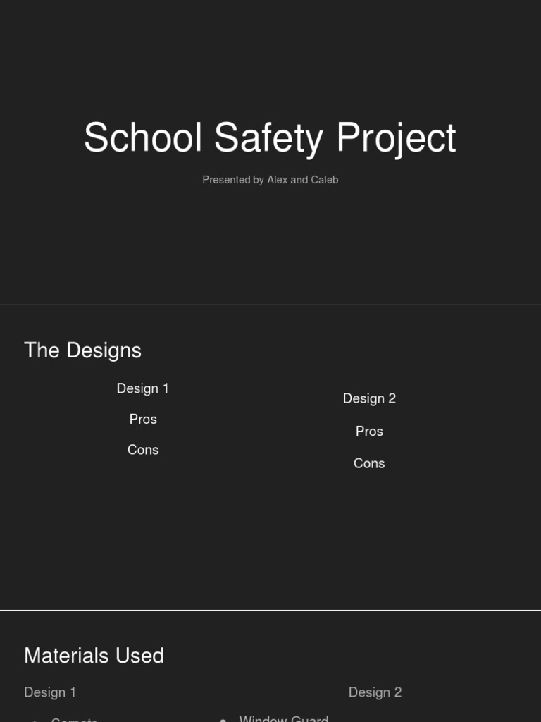 School Safety Project | PDF