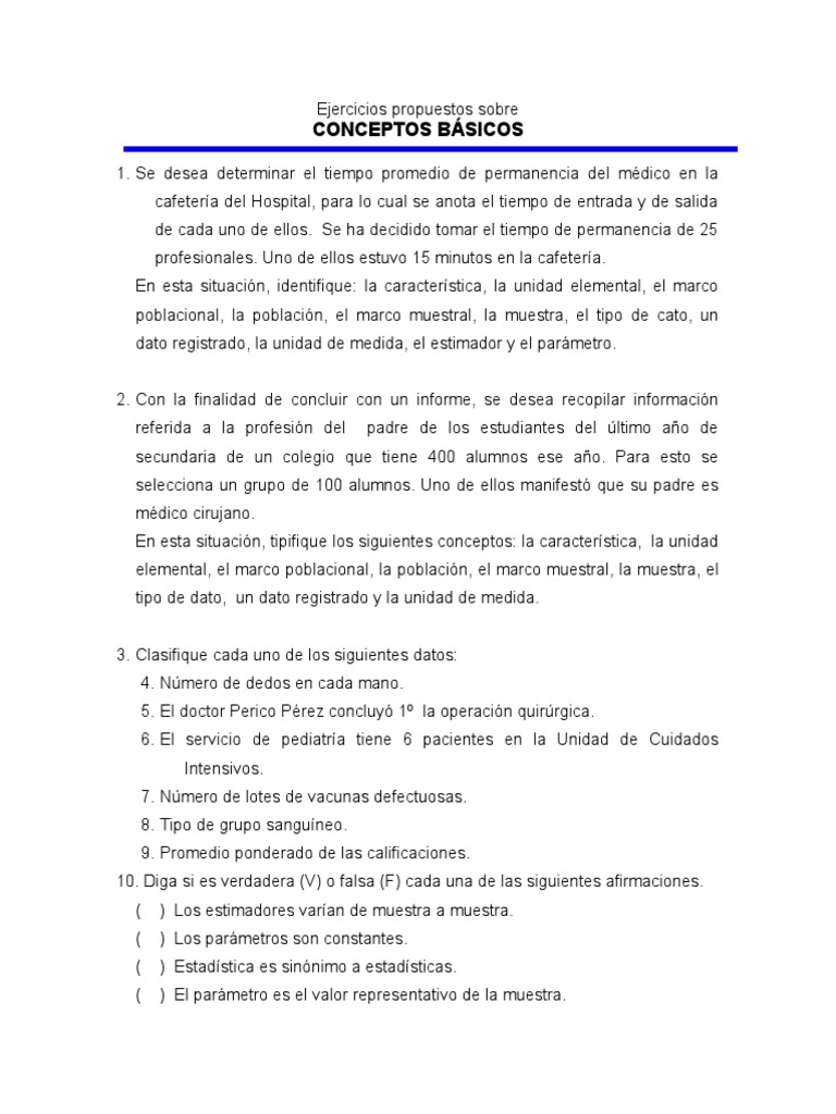 Conceptos Básicos | PDF