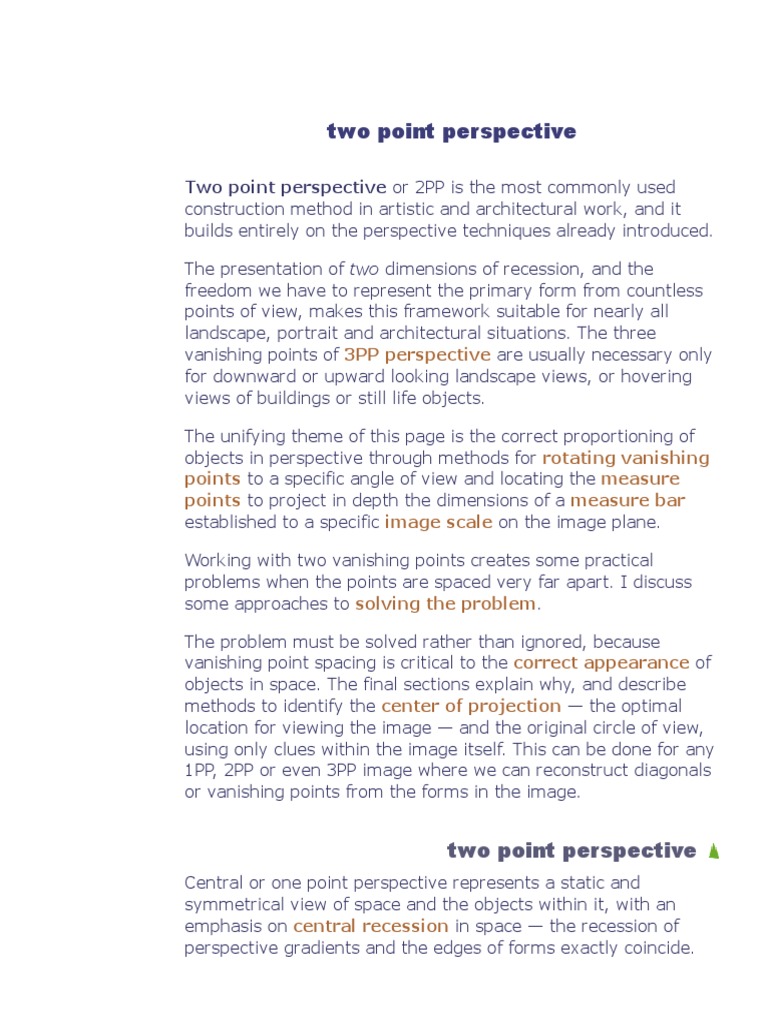 Handprint Perspective Part 3 | PDF | Perspective (Graphical) | Angle