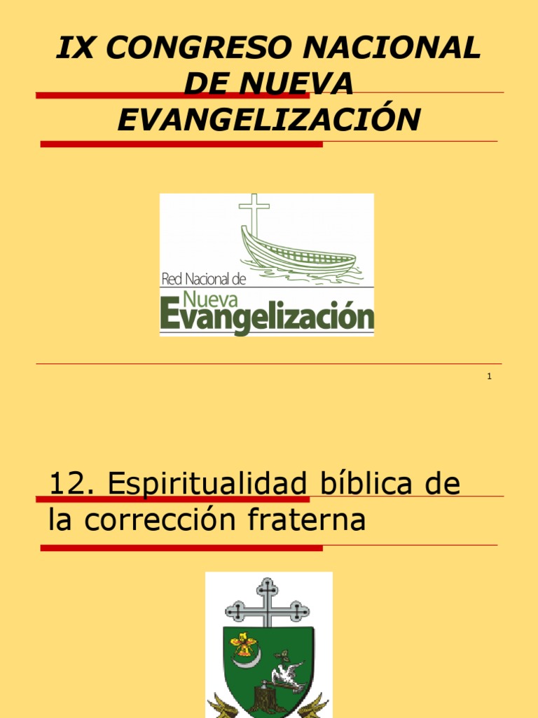 Espiritualidad Bíblica de La Corrección Fraterna | PDF