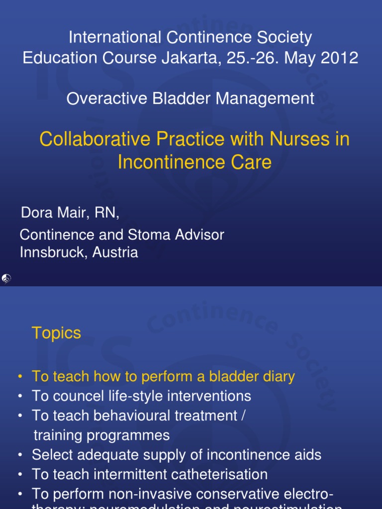 Collaborative Practice With Nurses in Incontinence Care | PDF | Urinary ...