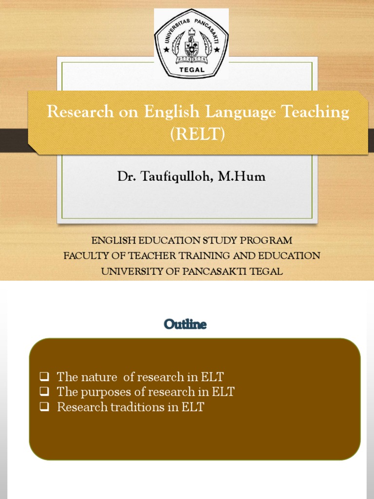 Research in English Language Teaching | PDF