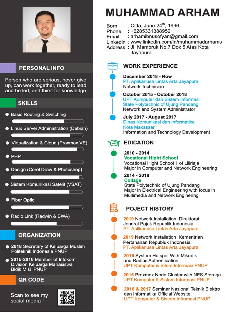 CV Arham New PDF | PDF | Networks | Computer Network