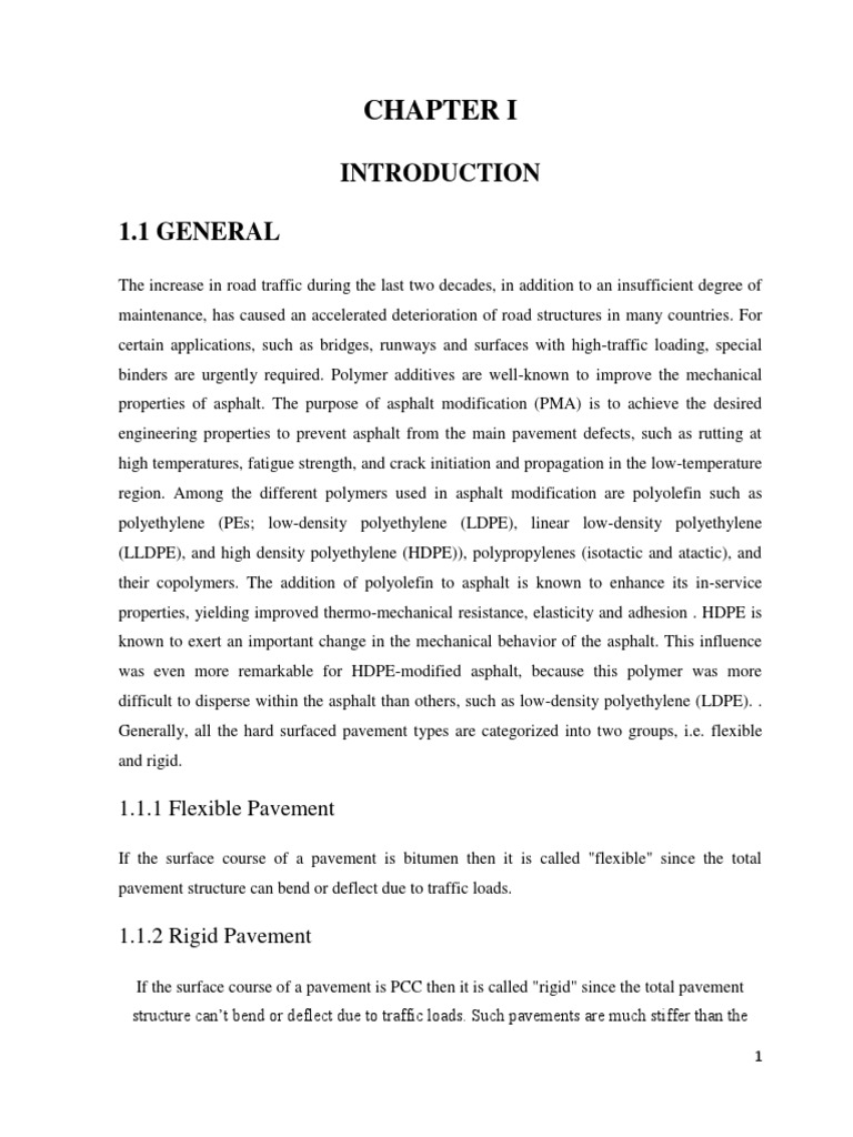 Minor Project 1 | PDF | Asphalt | Road Surface
