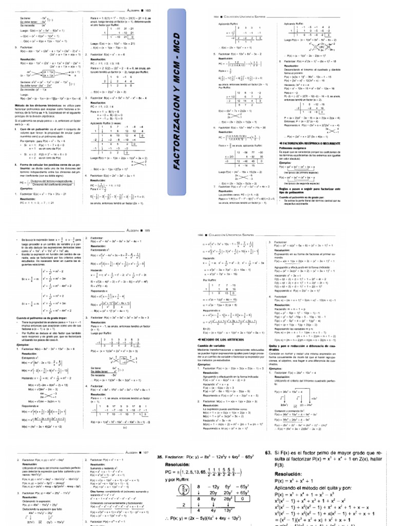 Algebra Uni 2020 | PDF