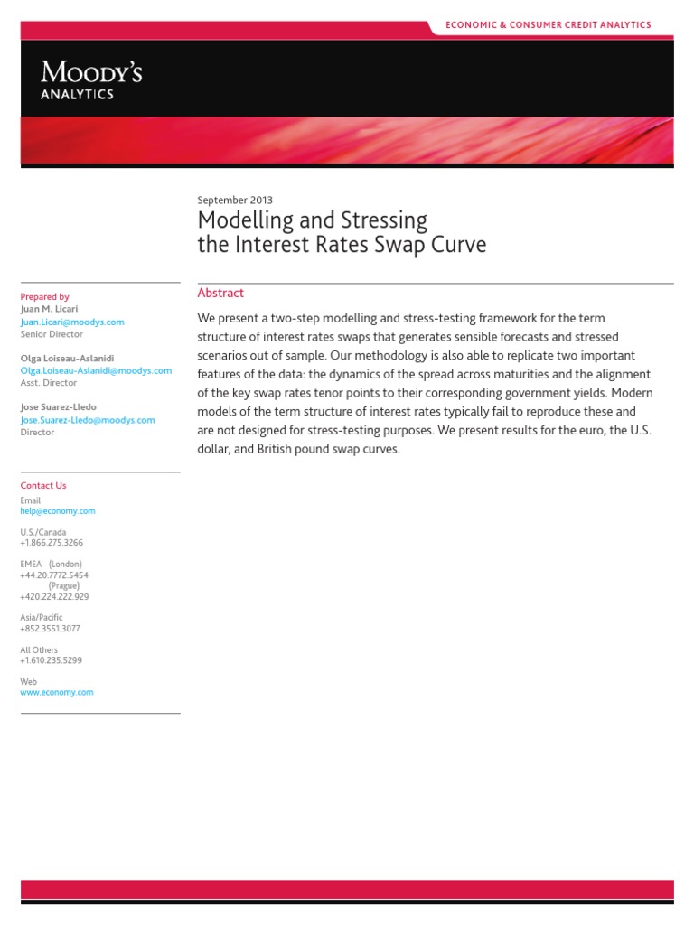 Modelling and Stressing The Interest Rates Swap Curve: September 2013 ...