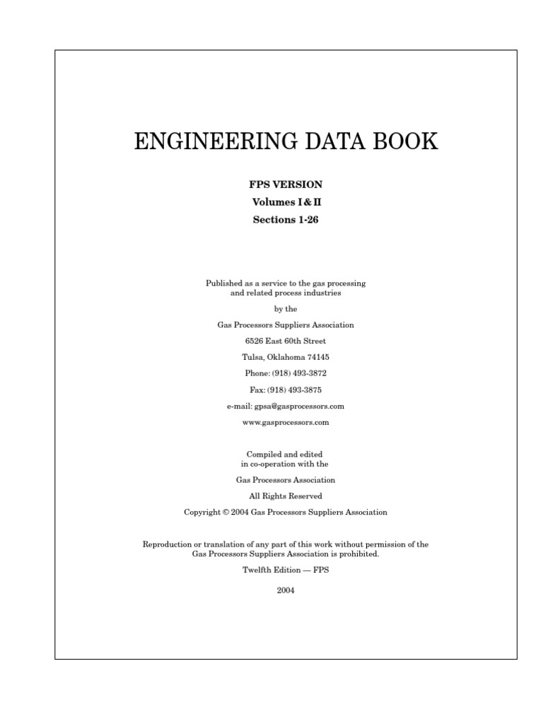 Engineering Data Book: Fps Version sI&II Sections 1-26 | PDF | Engines ...