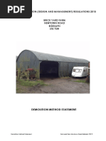 Demolition Method Statement PDF | PDF | Demolition | Occupational ...