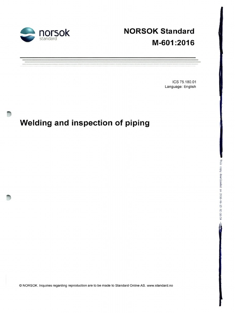 NORSOK | Download Free PDF | Nondestructive Testing | Stainless Steel