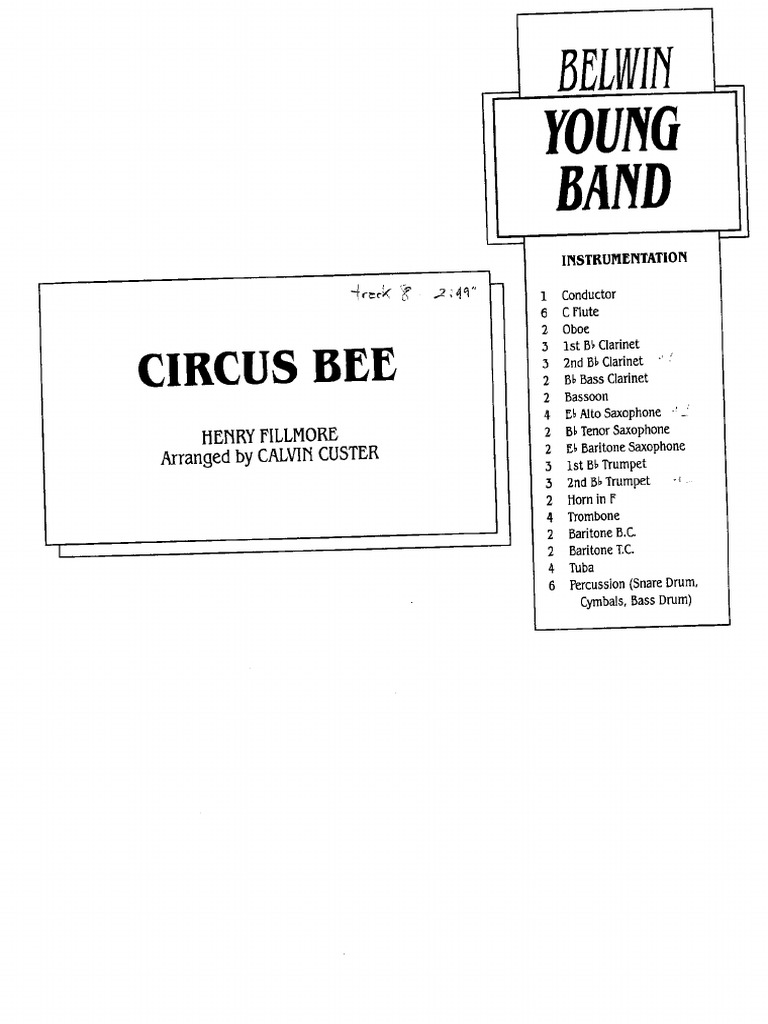 Circus Bee (Calvin Custer) PDF | PDF