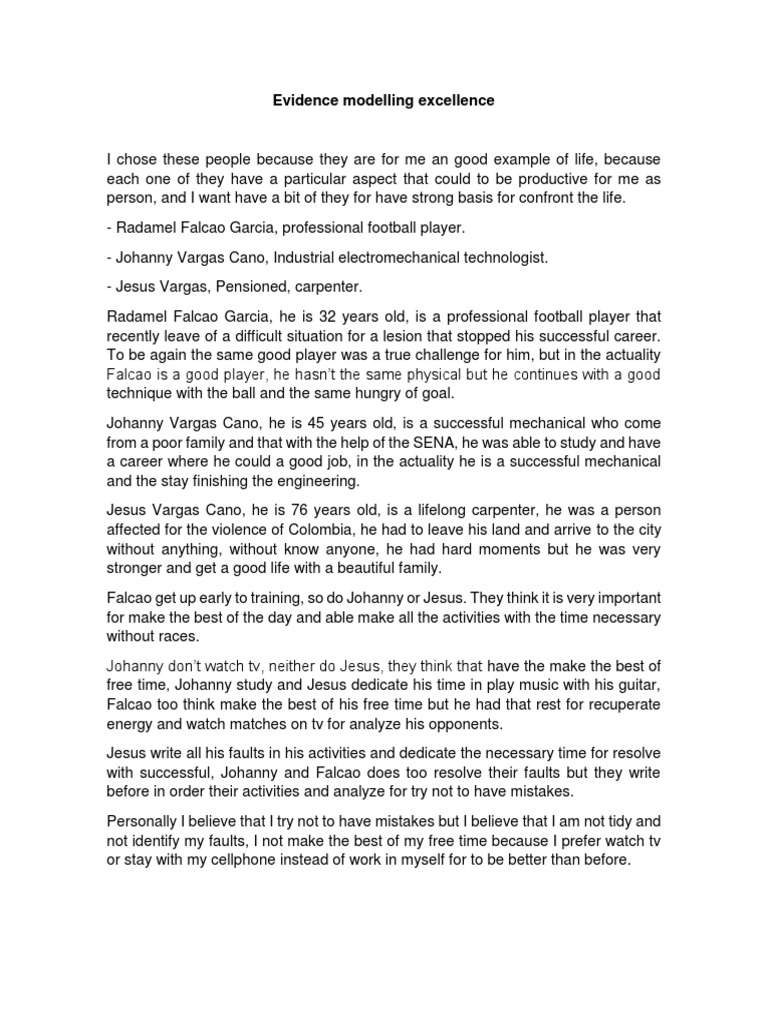 Evidence Modelling Excellence | PDF