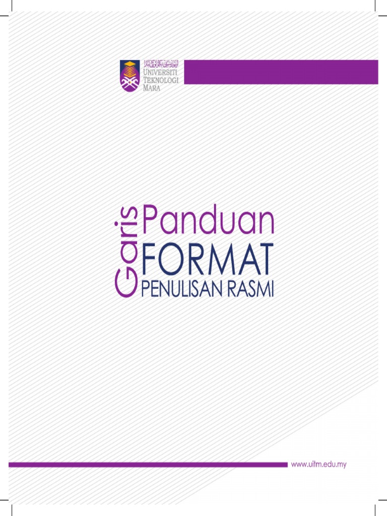 Panduan Format Penulisan Rasmi | PDF | Karier & Perkembangan