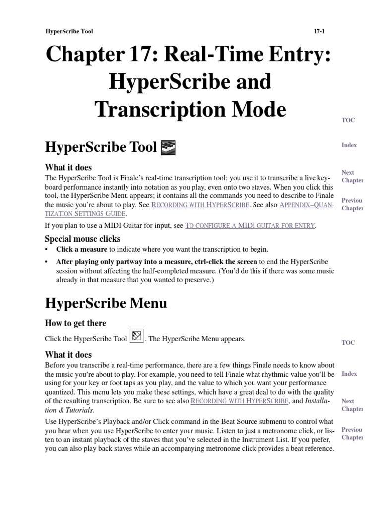 Hyper Scribe | PDF | Menu (Computing) | Computer Keyboard