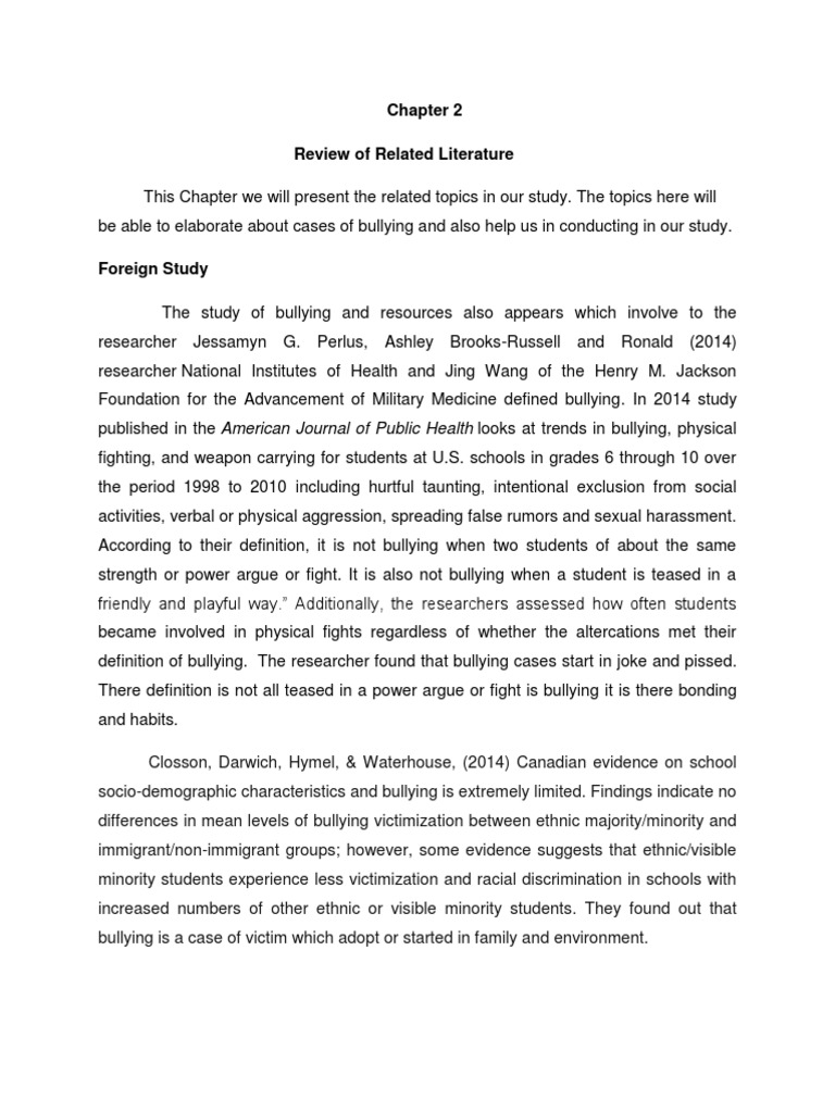 Review of Related Literature This Chapter We Will Present The Related ...