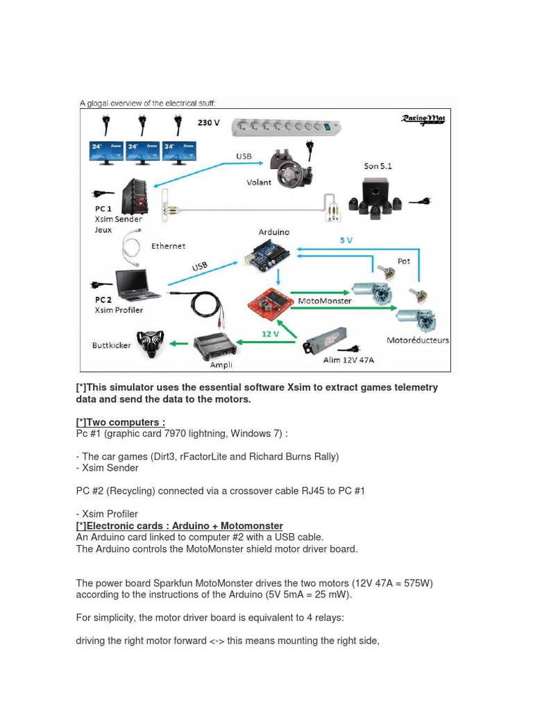 Two Computer Simulator Using Arduino And Xsim Software To Control