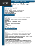 CV Gaby | PDF | Software de la aplicacion | Informática
