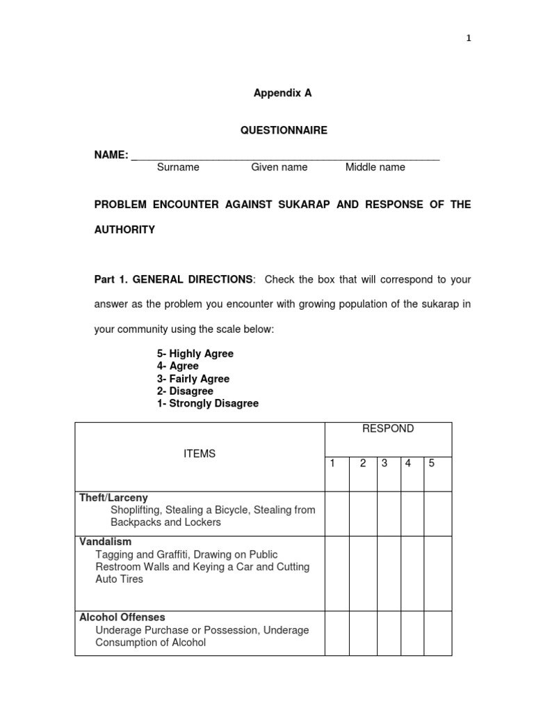 Surname Given Name Middle Name: Theft/Larceny | PDF | Theft | Police ...