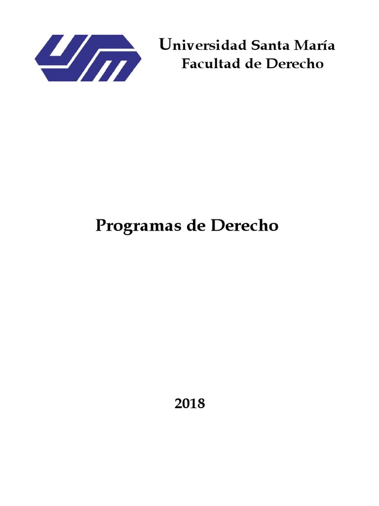 Programas de Derecho | PDF | Instrumento jurídico | Constitución