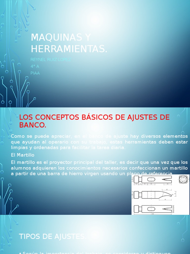 Ajuste de Banco | PDF | Mecanizado | Herramientas