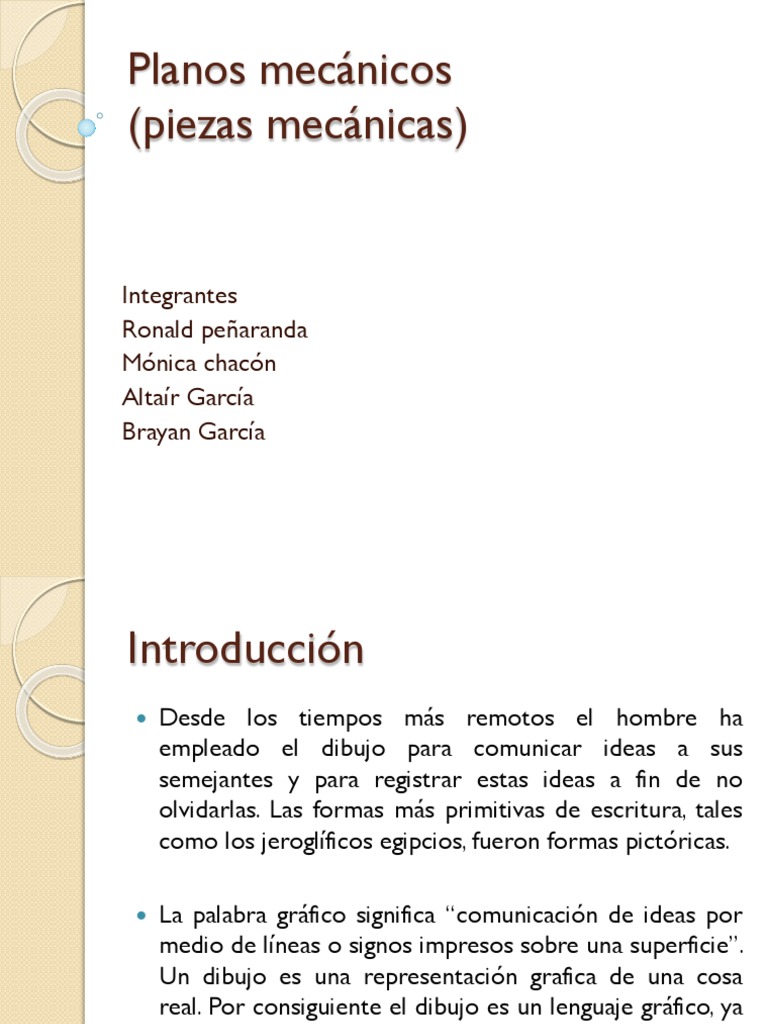 Planos Mecánicos | PDF | Perspectiva (Gráfica) | Dibujo