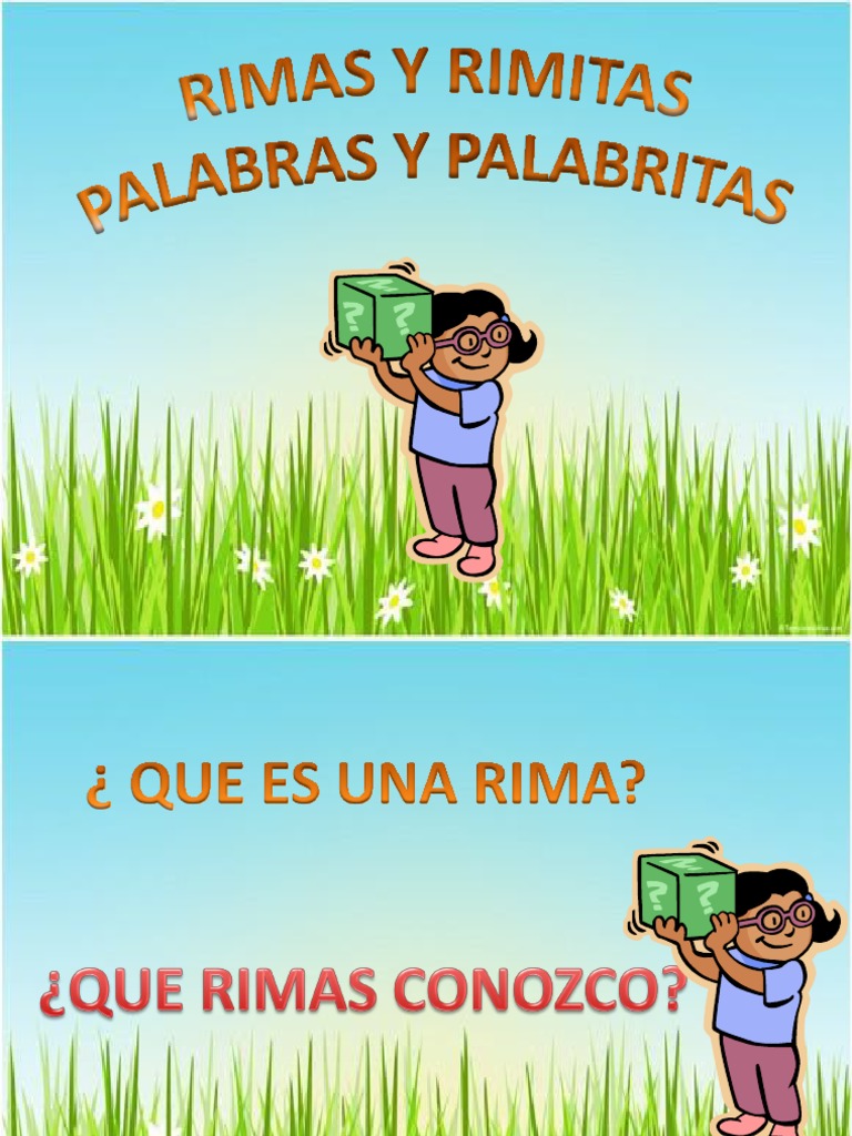 Presentación Rimas | PDF