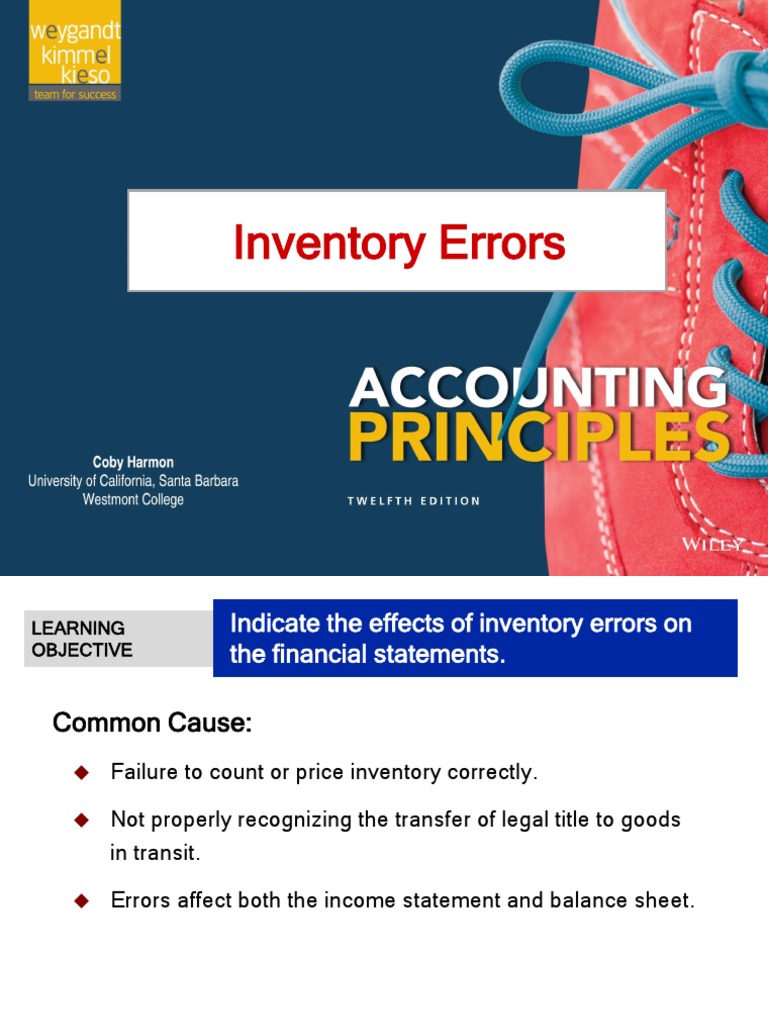 Inventory Errors | PDF | Inventory | Net Income