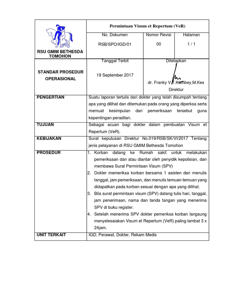 Spo Permintaan Visum | PDF