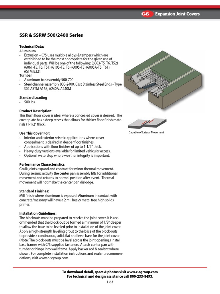 Ficha Técnica SSR y SSRW | PDF | Building Materials | Metals