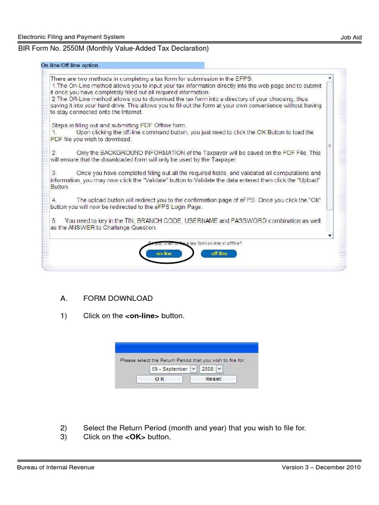 BIR Form 2550 | PDF | Value Added Tax | Withholding Tax