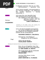 MC Script - Sports Fest | PDF | Sports