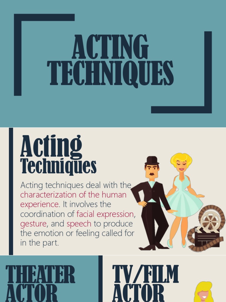 Acting Techniques | PDF | Body Language | Gesture