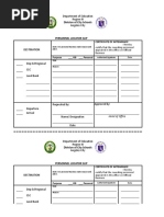 Personnel Locator Slip Personnel Locator Slip: Quality System Form ...