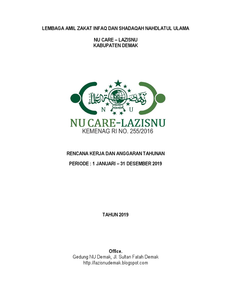 Rkat Lazisnu Demak 2019 | PDF