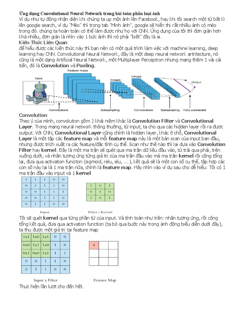 NG D NG Convolutional Neural Network Trong Bài Toán Phân Lo I NH | PDF