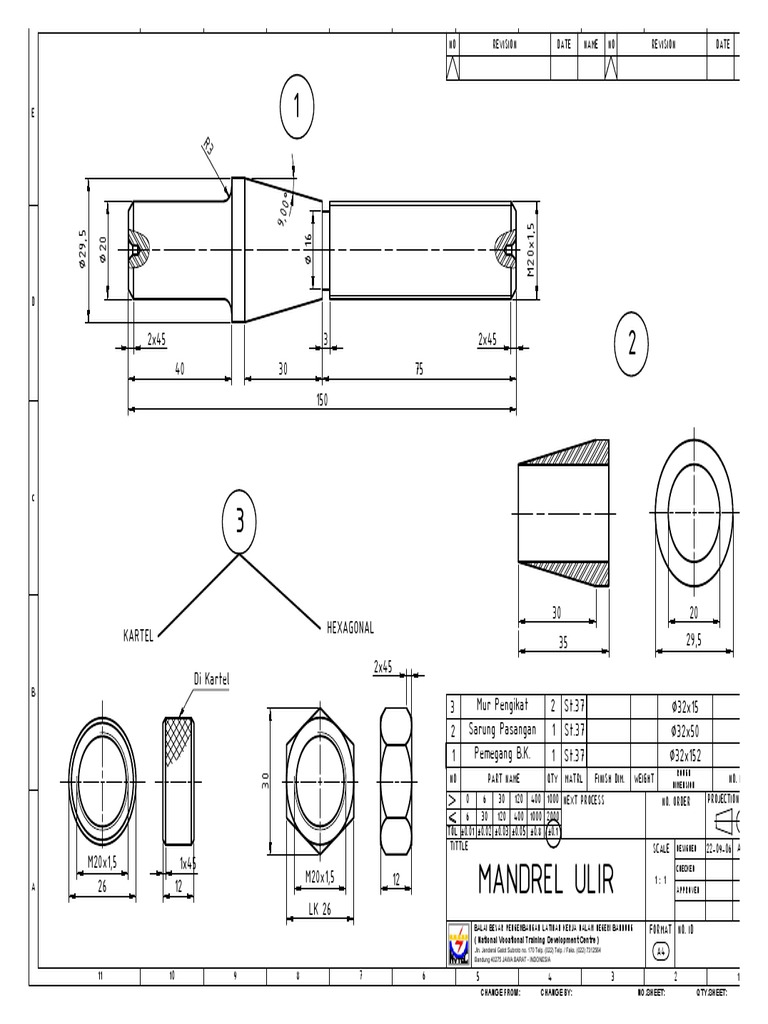 Mandrel Ulir: Rough Dimension | PDF