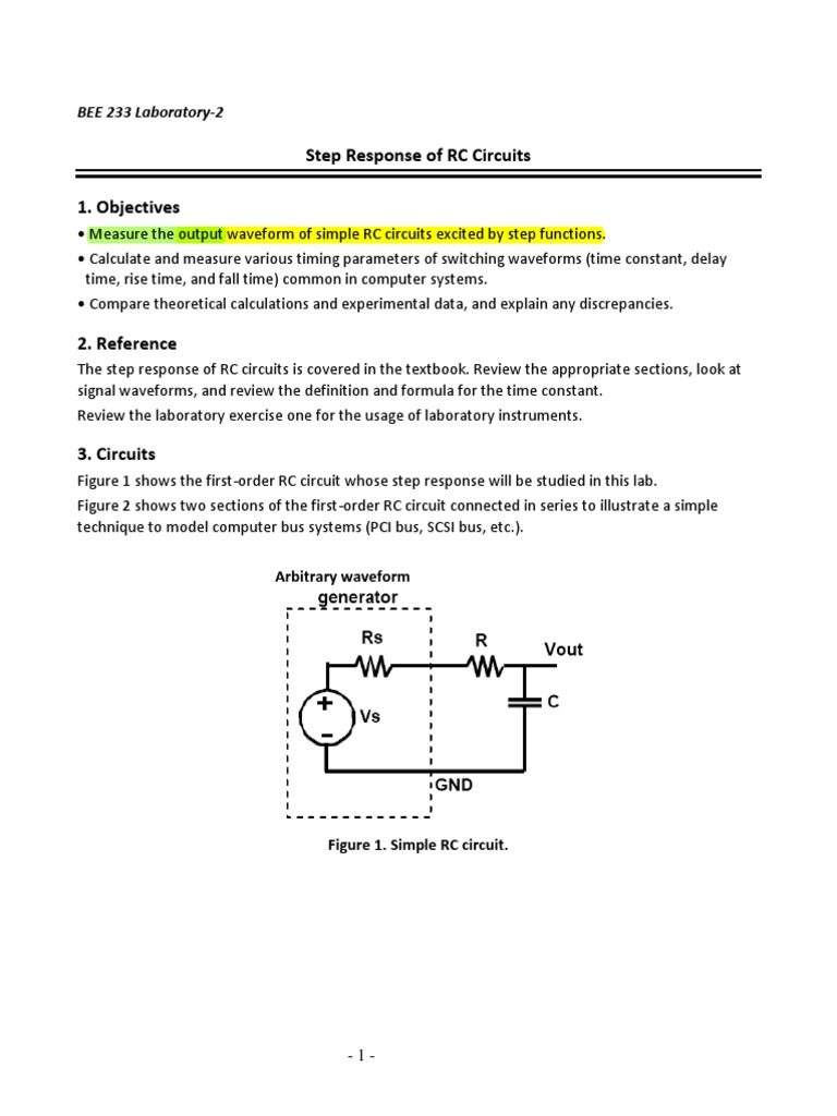 RC CKT | PDF | Amplitude | Logic Gate