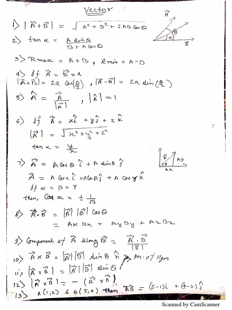 Vectors PDF | PDF