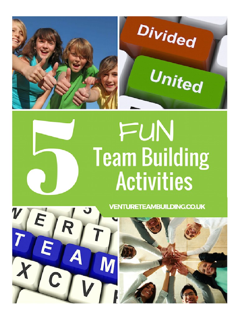 5 Fun Activities From Team Building Activity Book PDF | PDF | Team ...