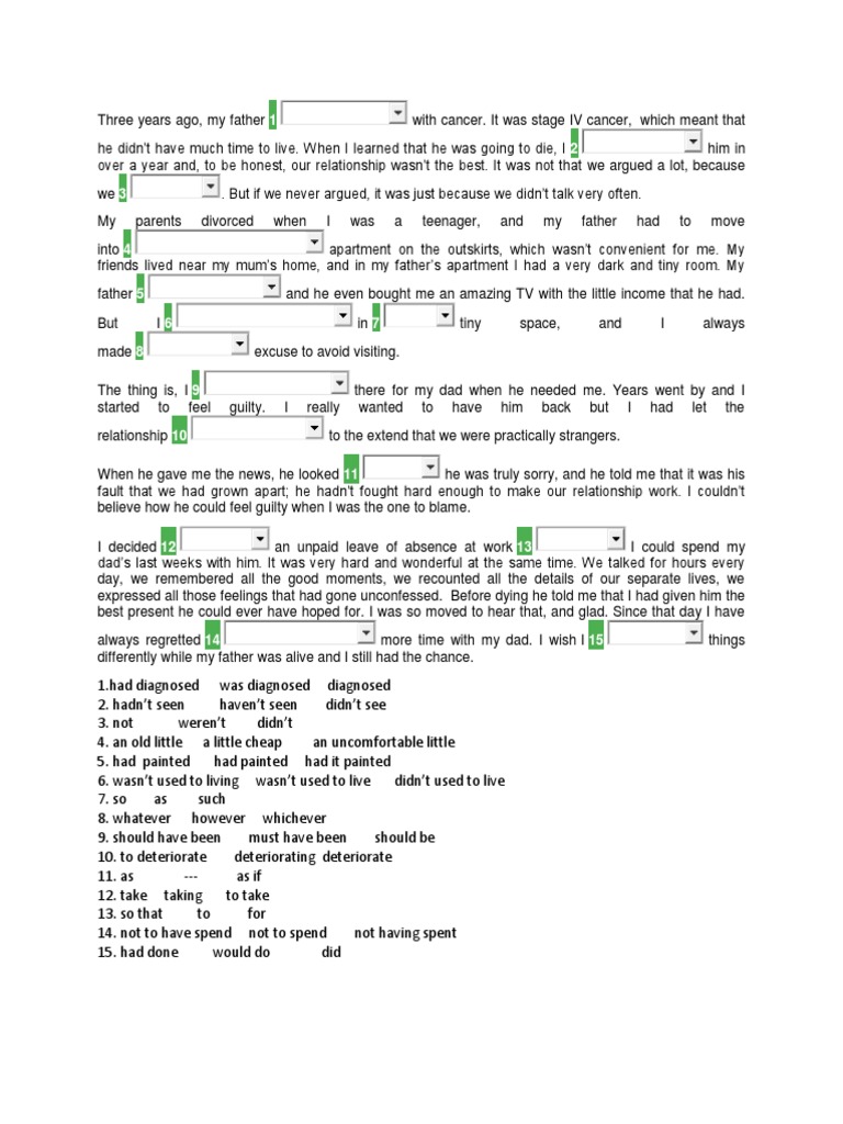 B1+ Test | PDF | English Grammar | Grammatical Tense