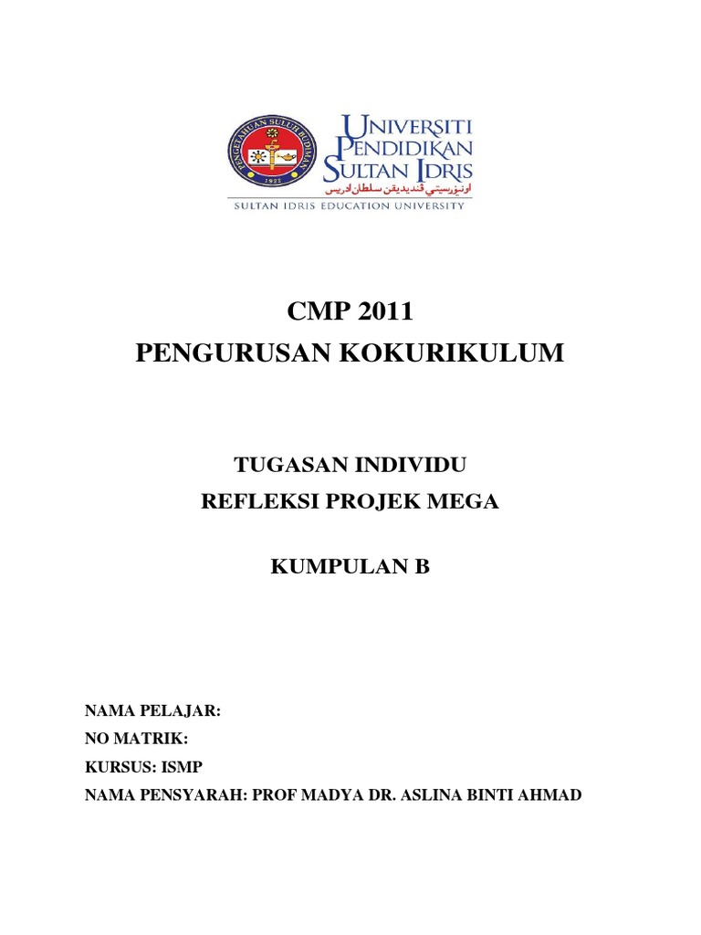 Contoh Refleksi Program | PDF