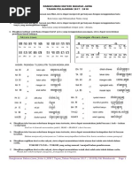 Tabel Sengkalan dan Watak Angka | PDF