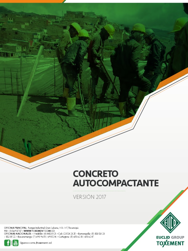 Concreto Autocompactante PDF | PDF | Hormigón | Ingeniería de Edificación