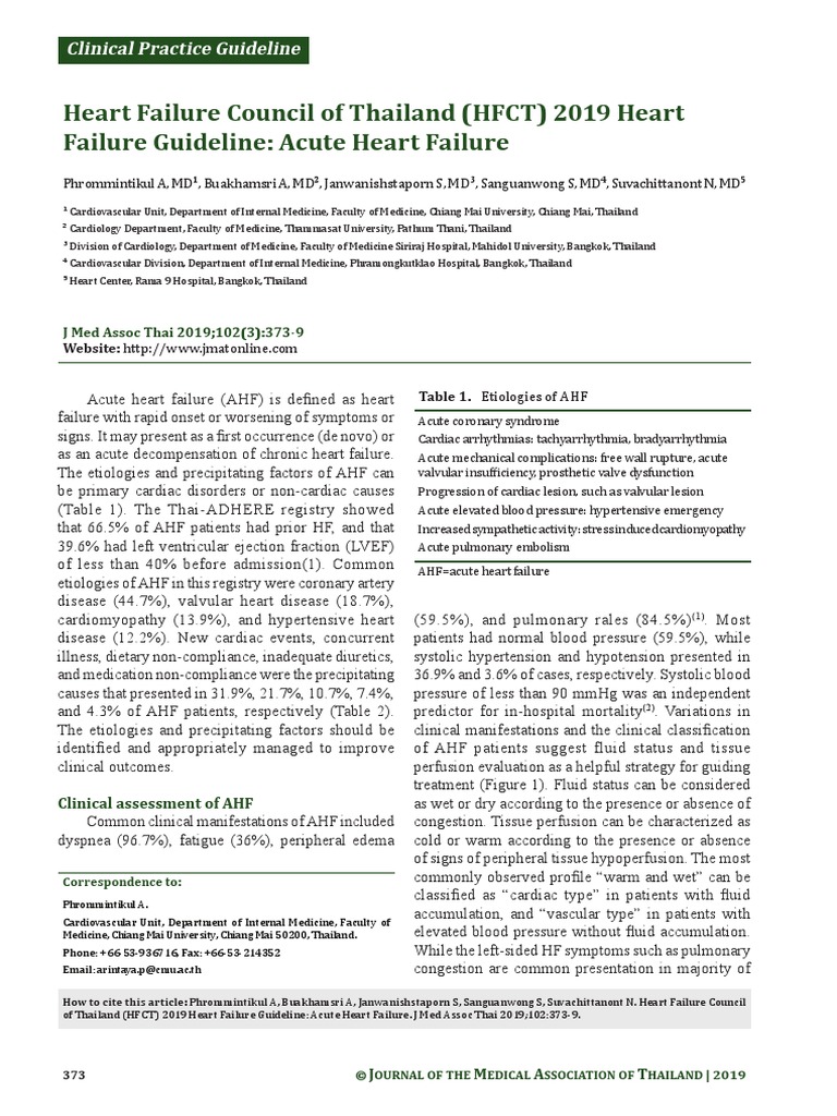 Acute Heart Failure | PDF | Shock (Circulatory) | Cardiology