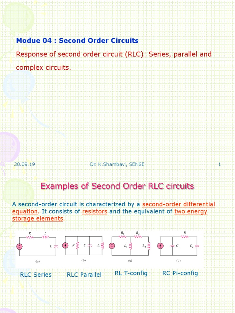 Advanced RLC Circuit Analysis | PDF | Electrical Network | Series And ...