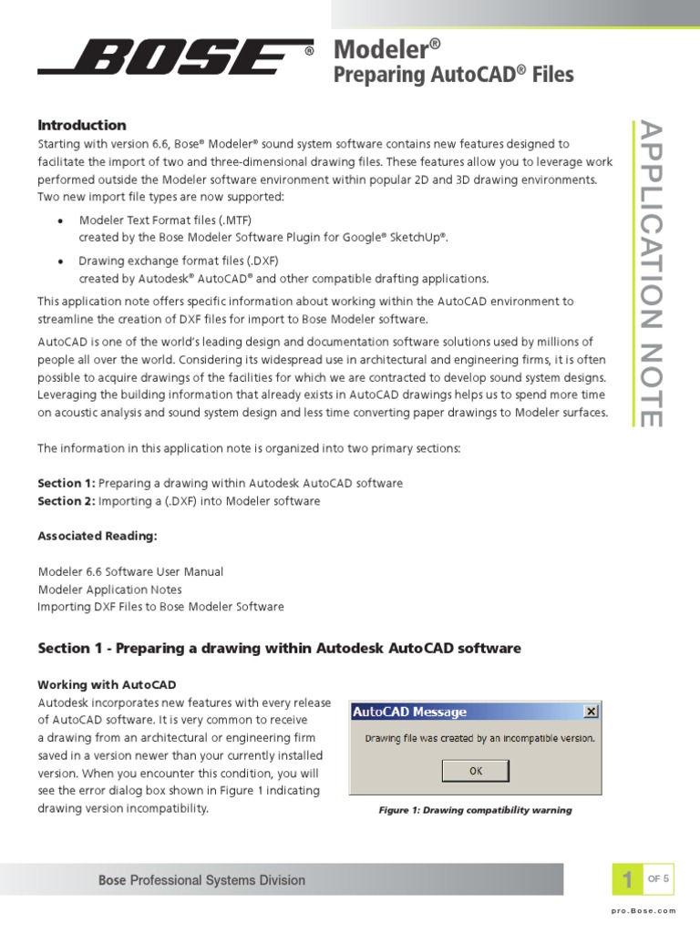 An Modeler Preparing Autocad Files Jun2009 PDF | PDF | Auto Cad | Autodesk