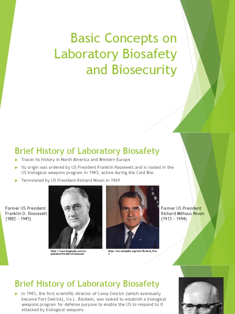 Basic Concepts on Laboratory Biosafety and Biosecurity | Public Health ...