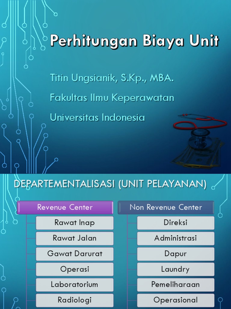 Perhitungan Unit Cost PDF | PDF
