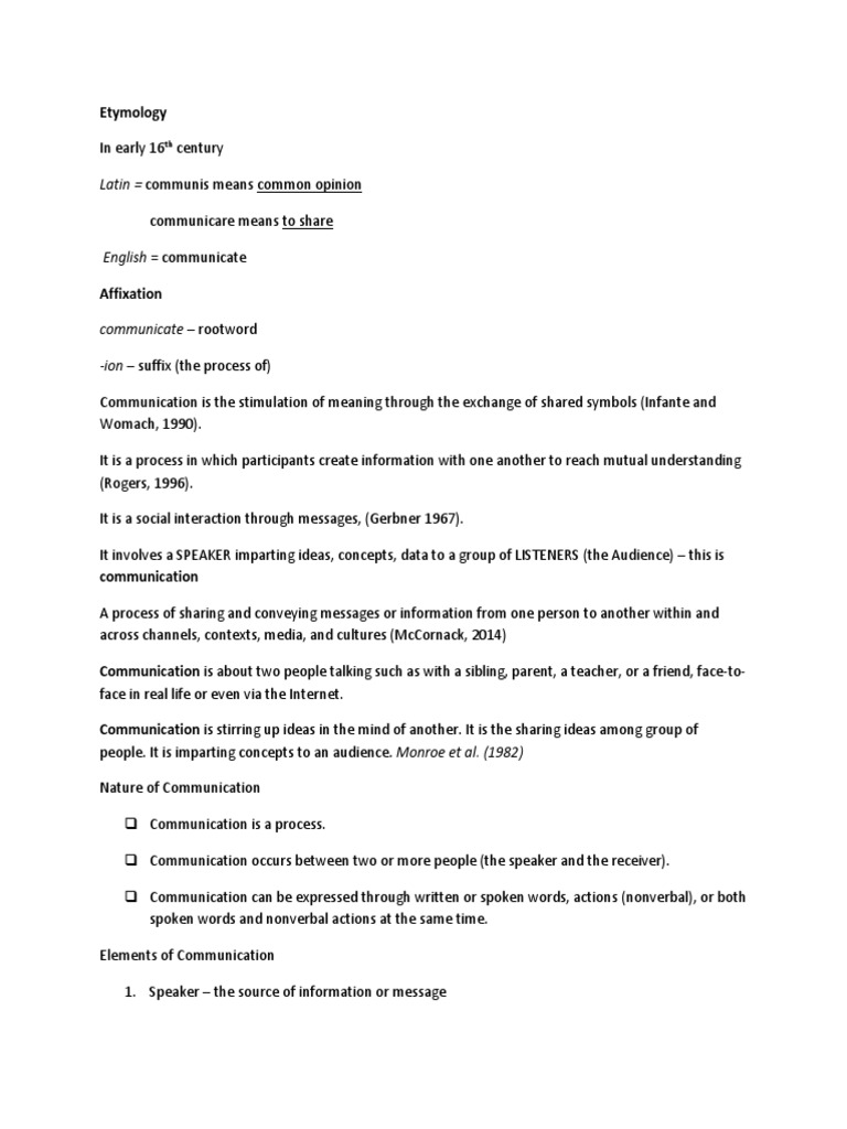 Lesson1 Oral Comm | PDF | Speech | Communication